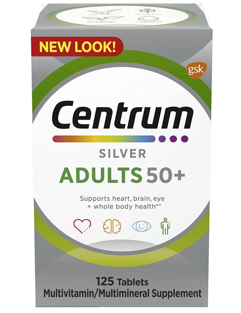 Centrum Silver Multivitamin for Adults 50 Plus, Multivitamin ...